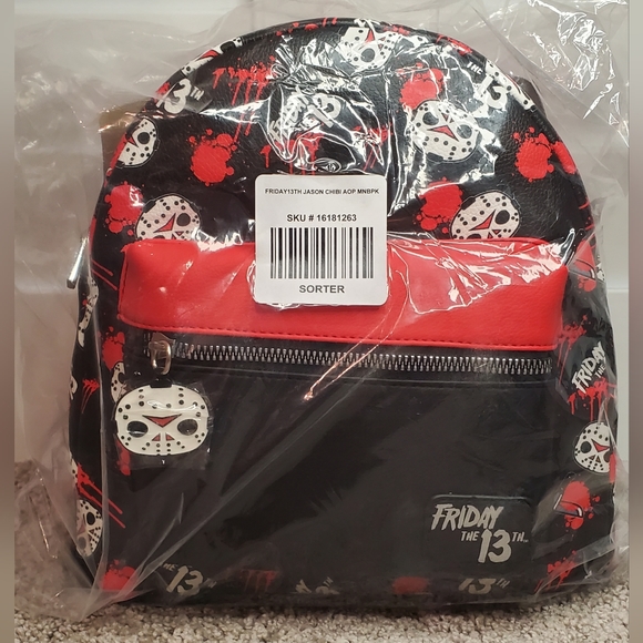 Bioworld | Bags | New Friday The 3th Jason Chibi Bioworld Mini Backpack ...